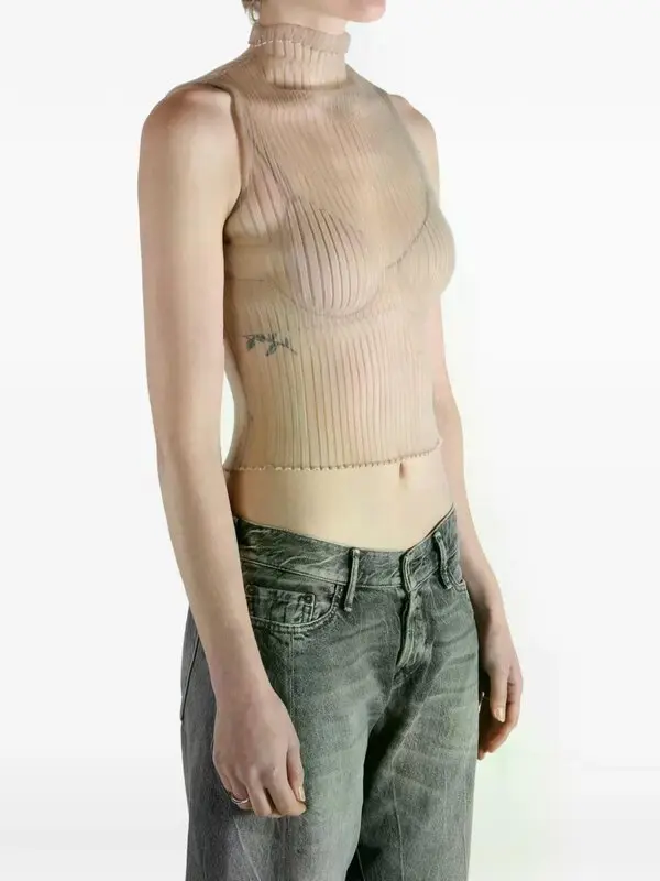 AISLING CAMPS Modern Mist Turtleneck Top