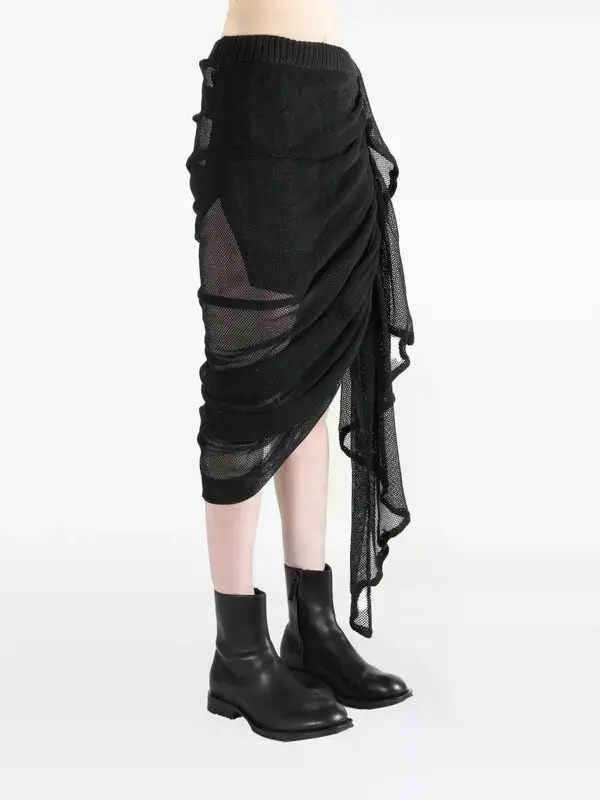 AISLING CAMPS Draped Asymmetric Skirt
