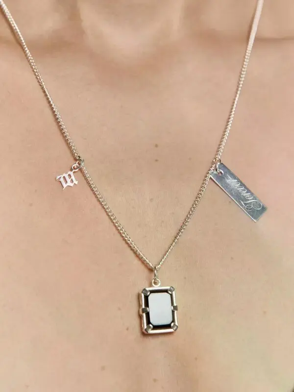 MISBHV Rectangular Pendant Necklace