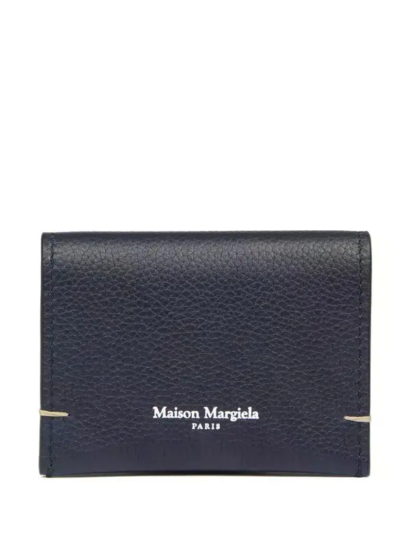 MAISON MARGIELA Leather Cardholder - Blue
