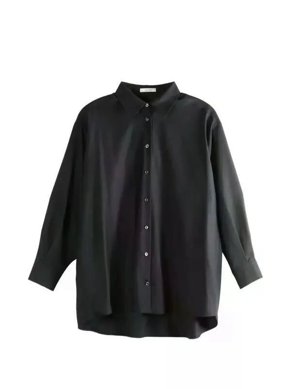 THE ROW Luka Shirt - Black