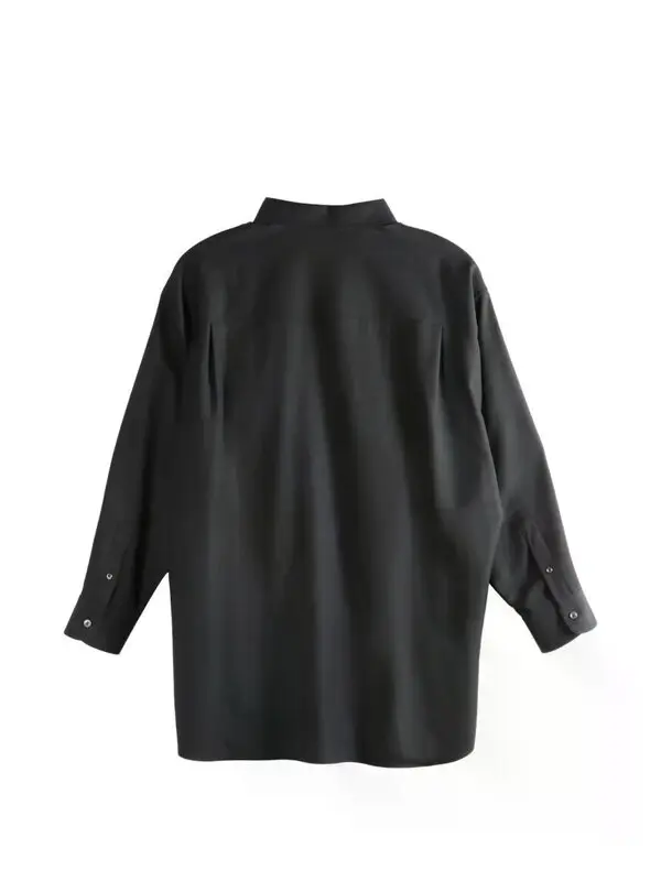 THE ROW Luka Shirt - Black
