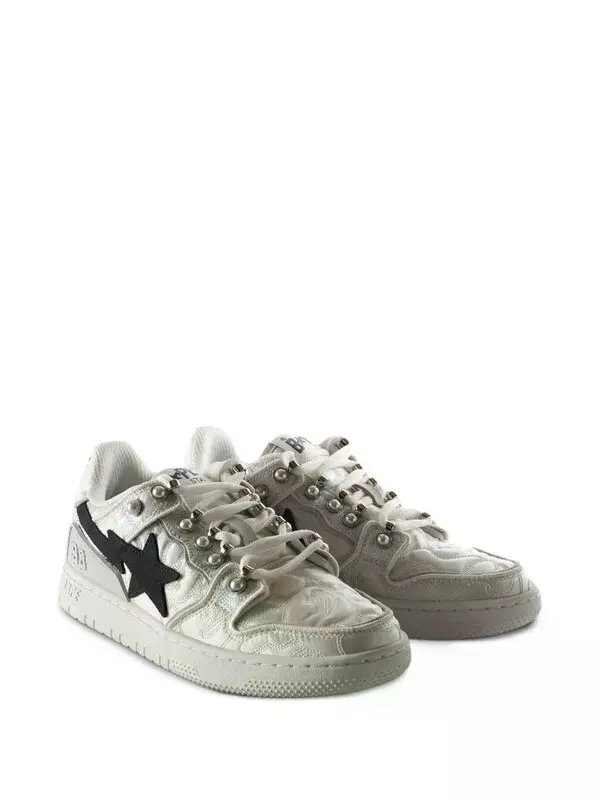 A BATHING APE Star Studded Sneakers