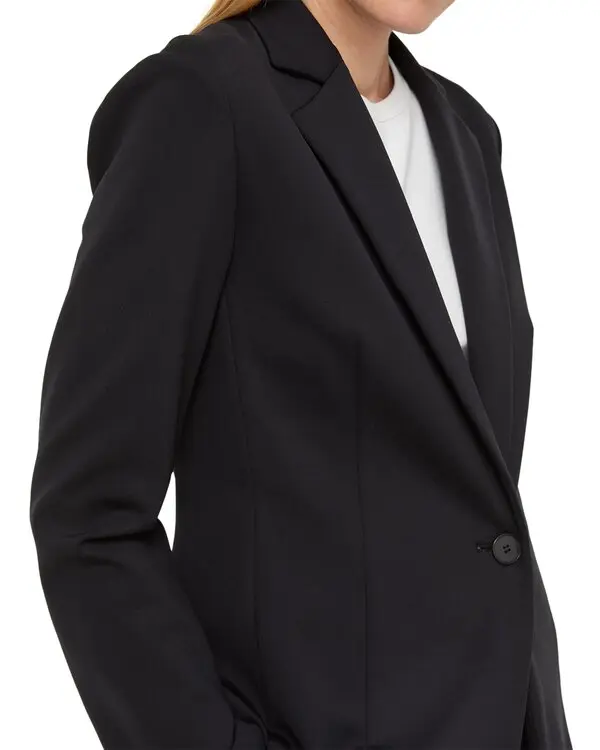 Lafayette 148 New York Notch Lapel Blazer - Black
