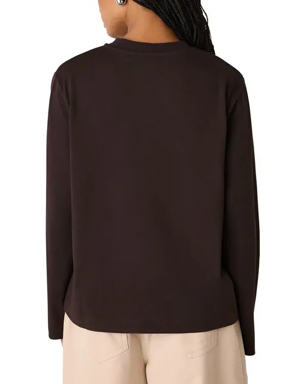 Whistles Long Sleeve Sweater - Brown