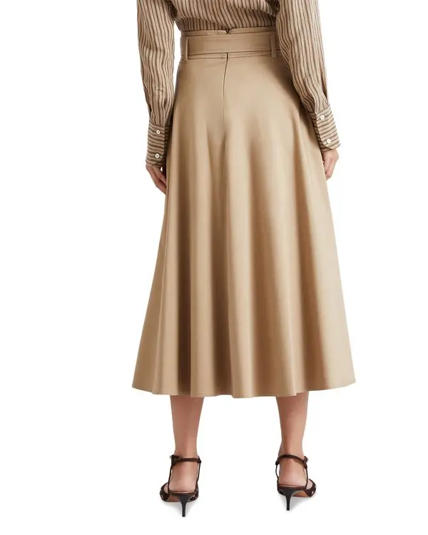 Marella Water Repellent Midi Skirt