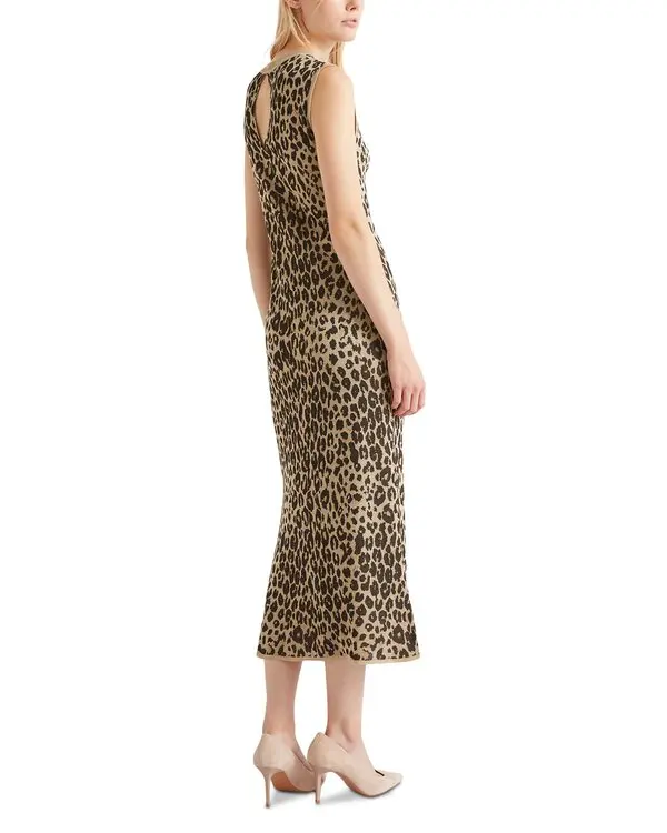Marella Sleeveless Jacquard Dress