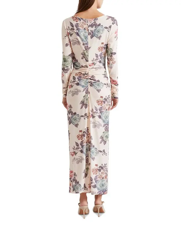 Marella Rosette Neck Maxi Dress