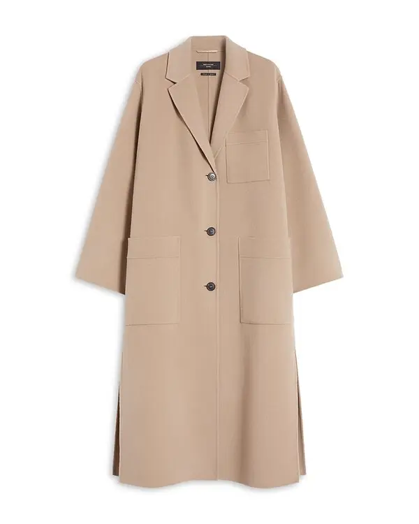 Max Mara Wkdgalosce Long Coat - Camel