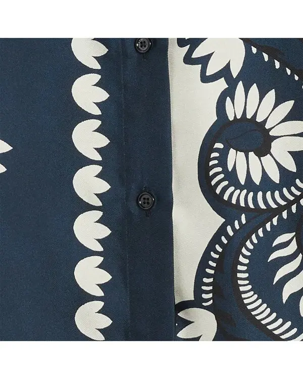 Max Mara Lastra Silk Printed Shirt