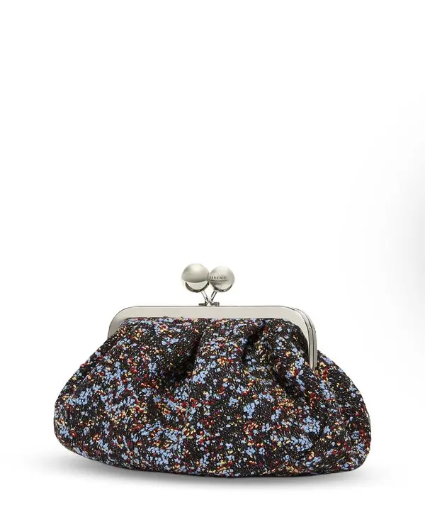 Max Mara Pasticcino Boucle Wool Blend Bag