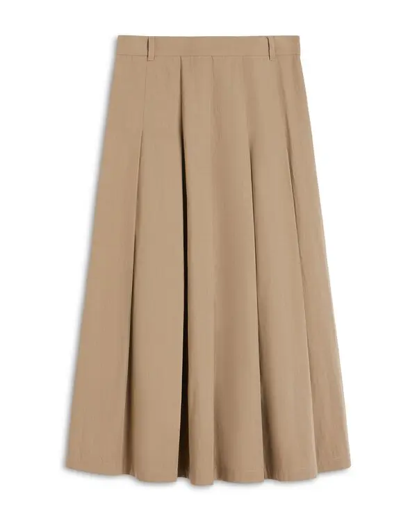 Max Mara Orme Midi Skirt - Hazelnut Brown