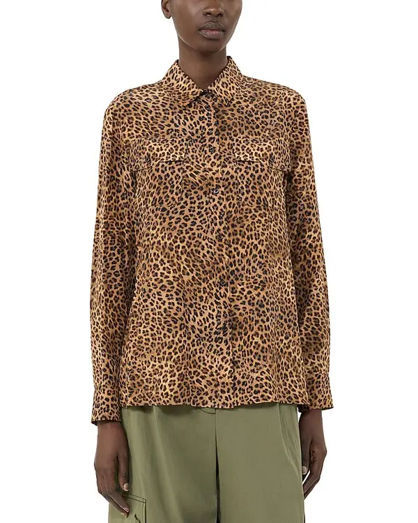 Max Mara Wkdlemma Silk Shirt - Camel