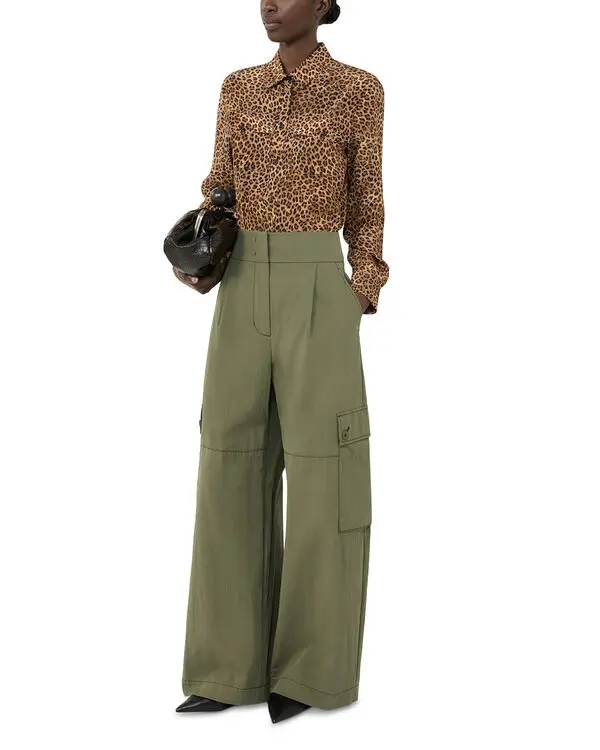 Max Mara Wkdlemma Silk Shirt - Camel