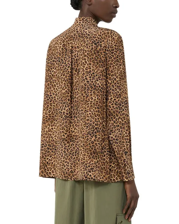 Max Mara Wkdlemma Silk Shirt - Camel