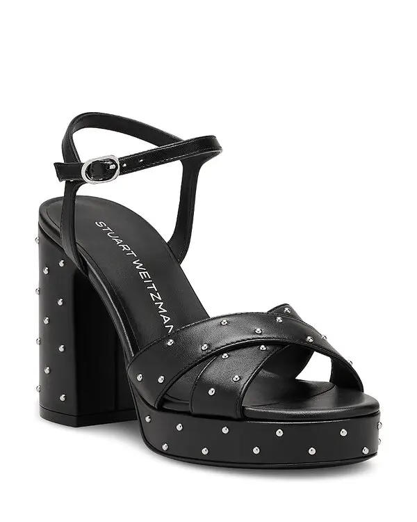 STUART WEITZMAN Dayna Studded Platform Sandals