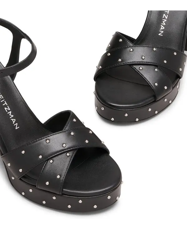 STUART WEITZMAN Dayna Studded Platform Sandals
