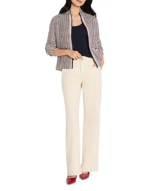 NIC+ZOE Tuck Stitch Color Wheel Jacket
