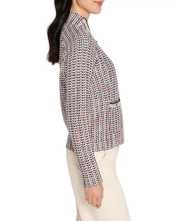 NIC+ZOE Tuck Stitch Color Wheel Jacket