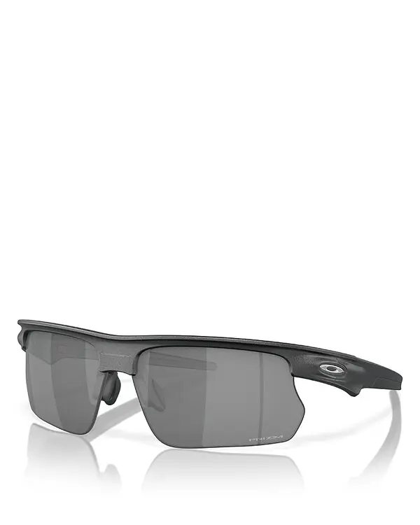 Oakley Bisphaera 68mm Rectangle Sunglasses - Black Grey