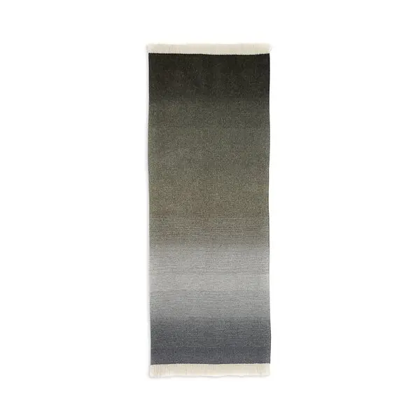 PRINCE OF SCOTS Whisper Ombre Merino Wool Throw - Moss