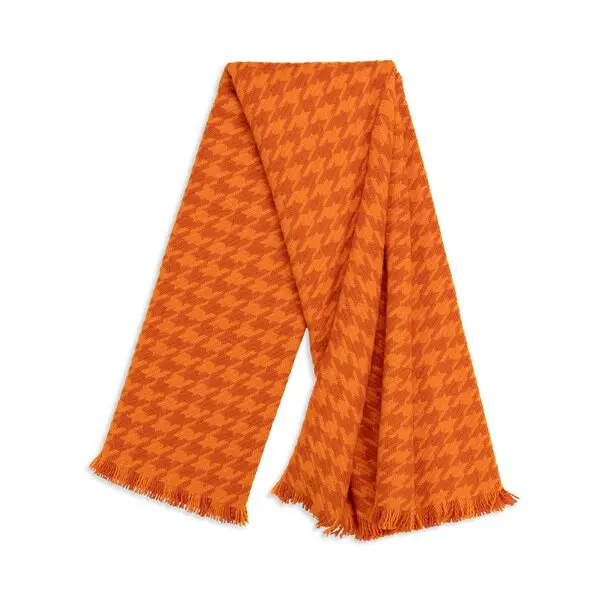 PRINCE OF SCOTS Houndstooth Naturally Weighted Wool Throw