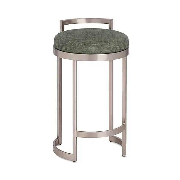 UNIVERSAL Essence Counter Stool - Bianca Willow/white Satin Bronze Finish
