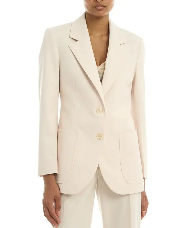 Victoria Beckham Patch Pocket Jacket - Bone