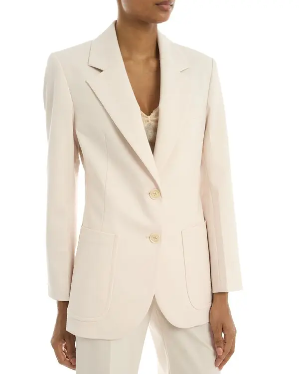 Victoria Beckham Patch Pocket Jacket - Bone