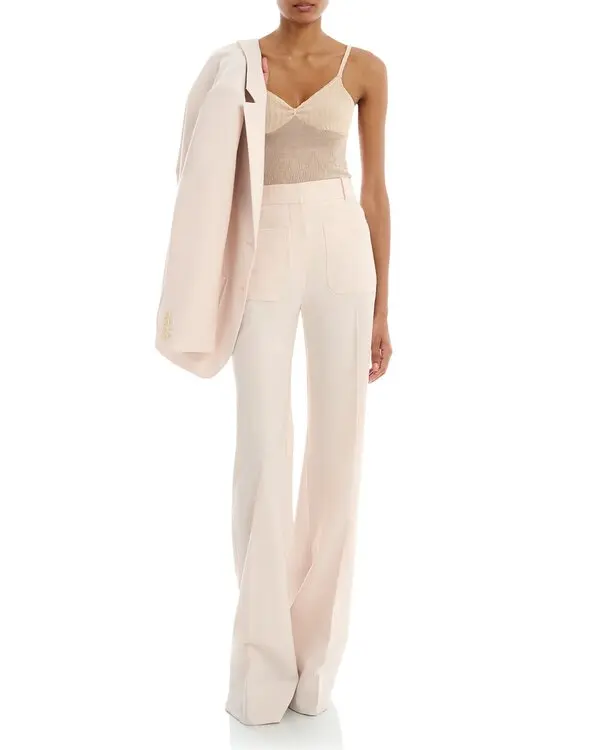 Victoria Beckham Patch Pocket Jacket - Bone