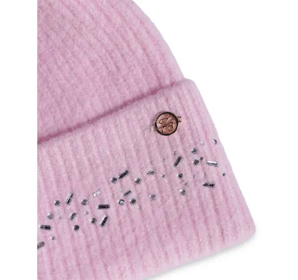 Ted Baker London Embellished Beanie & Gloves Set - Rose
