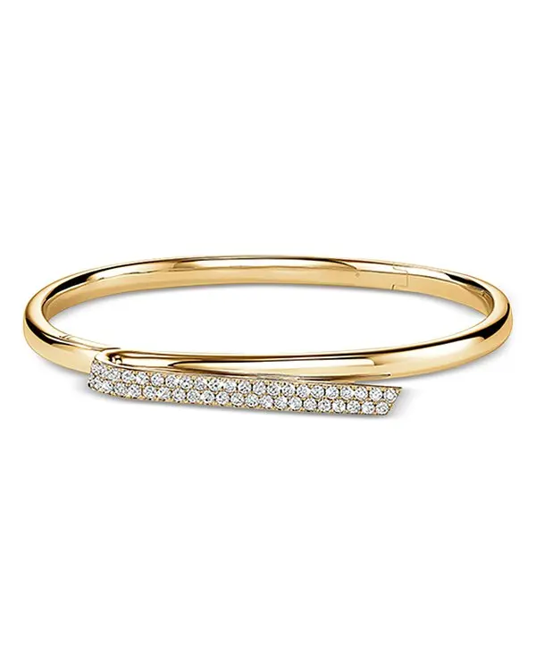 Hearts On Fire 18k Yellow Diamond Bangle Bracelet - Gold