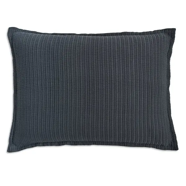 POM POM AT HOME Chatham Matelasse Standard Sham, 20 X 27 - Navy