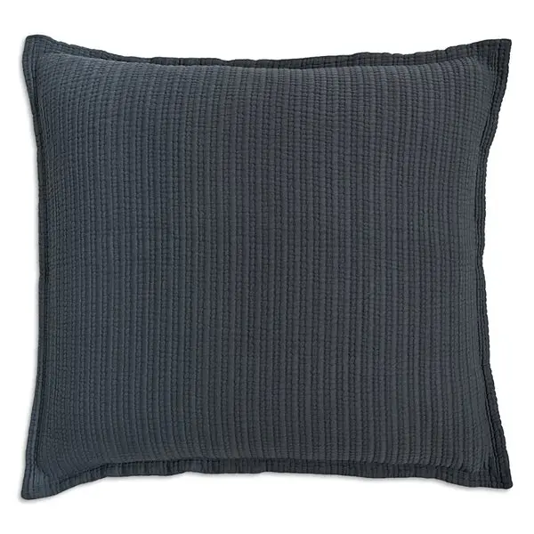 POM POM AT HOME Chatham Matelasse Euro Sham, 26 X 26 - Navy