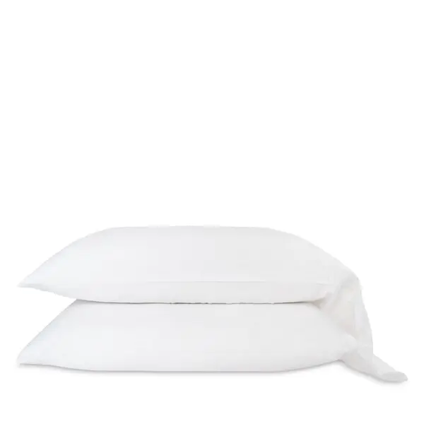 POM POM AT HOME Remi Linen Blend Frayed Sheet Set, Queen - White