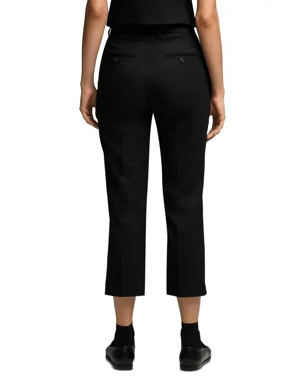 ARGENT Cropped Straight Trousers