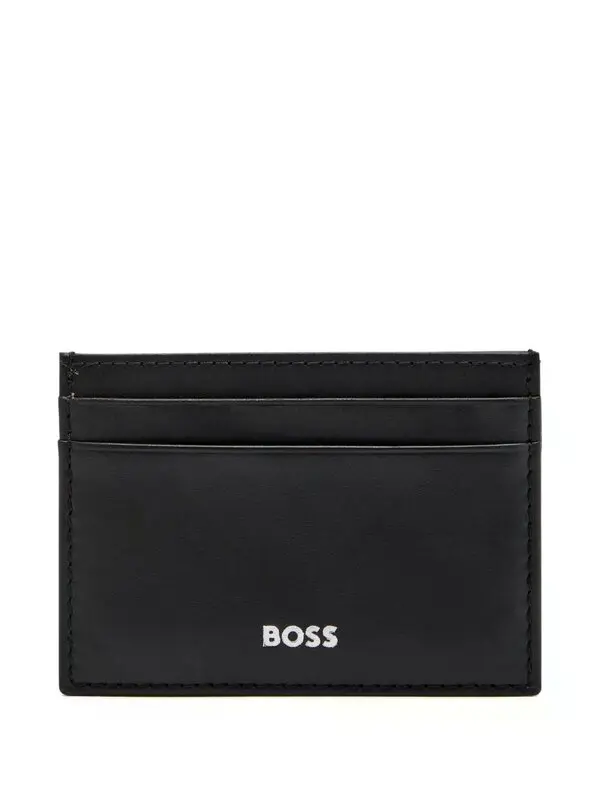 BOSS Logo-print Card Holder - Black