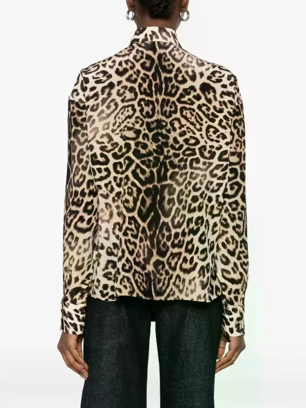 Ermanno Scervino Leopard-print Button-down Shirt