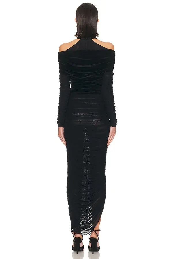 MUGLER Long Sleeve Dress