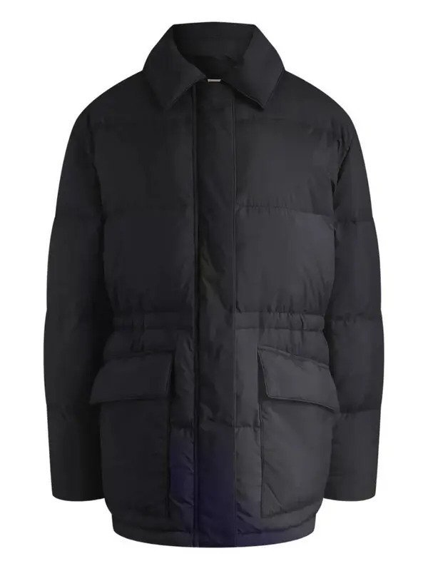 12 STOREEZ Pocket Down Jacket - Black