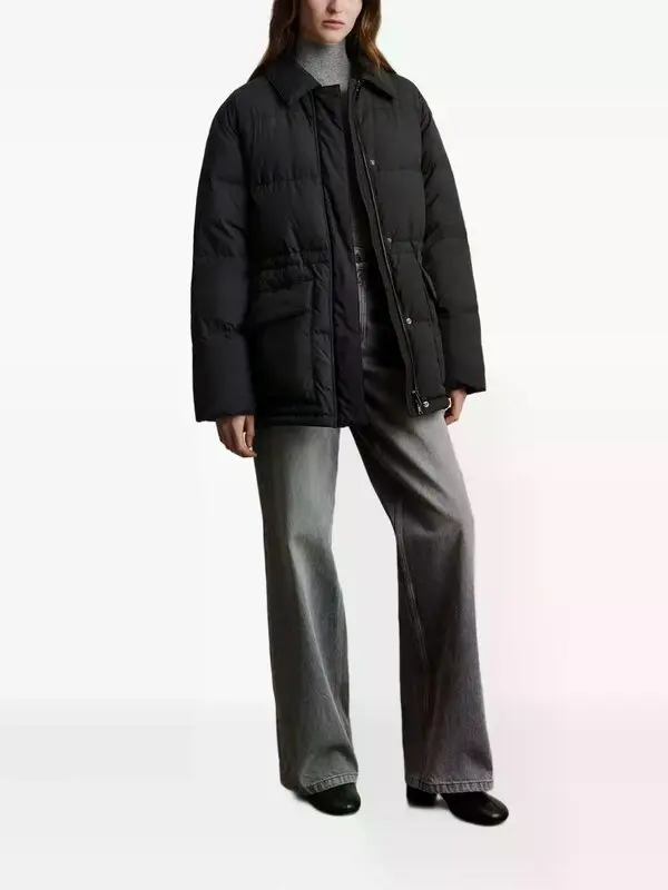 12 STOREEZ Pocket Down Jacket - Black