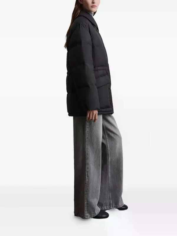 12 STOREEZ Pocket Down Jacket - Black