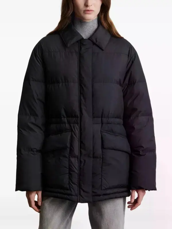 12 STOREEZ Pocket Down Jacket - Black