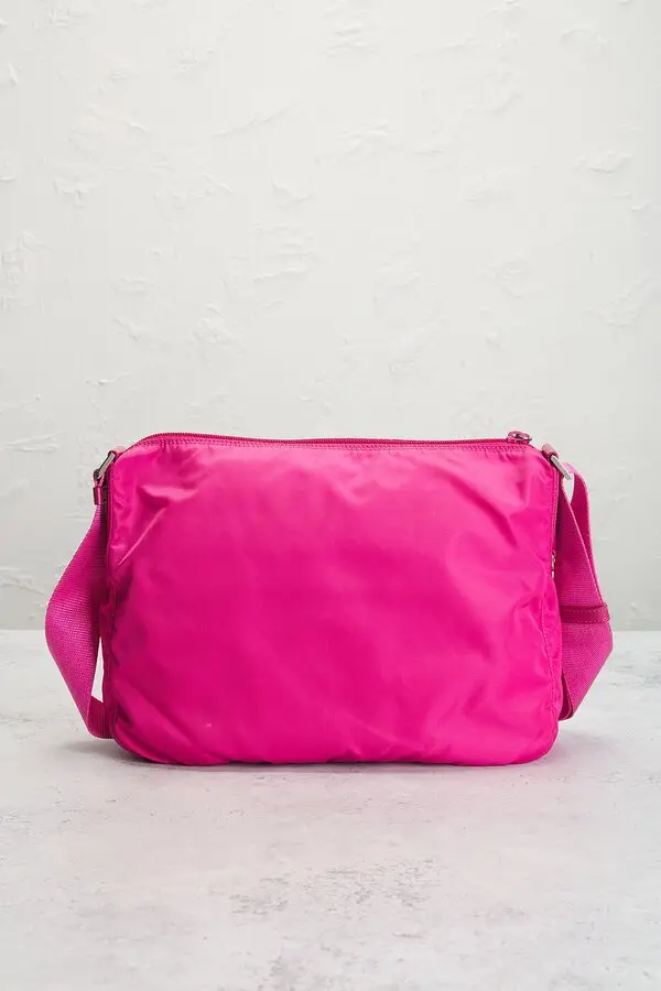 Prada Tessuto Shoulder Bag - Pink