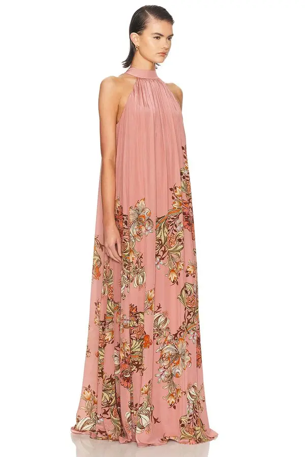 Hemant & Nandita Back Tie Maxi Dress