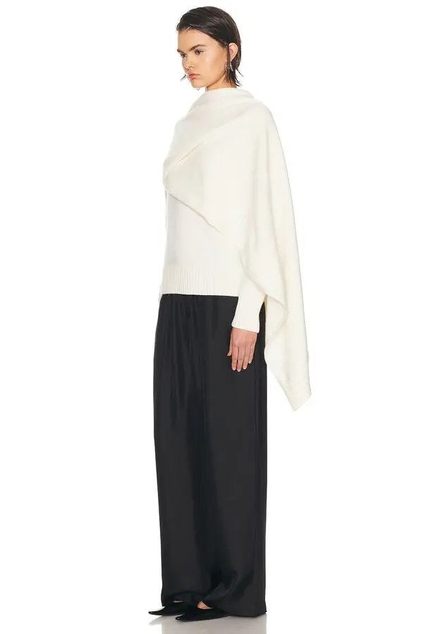 A.L.C. Davin Shawl Sweater - Ivory