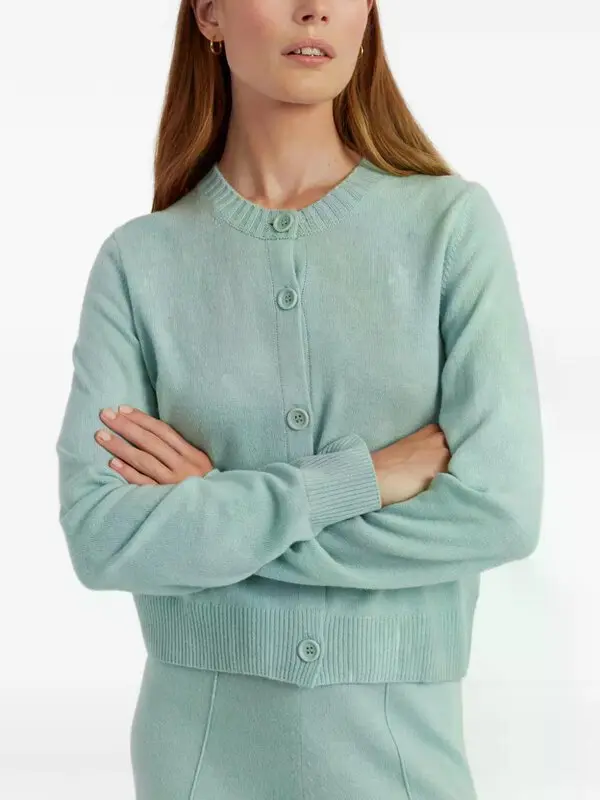 Chinti & Parker Crew-neck Cardigan - Green