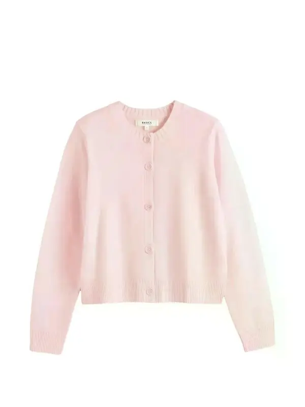 Chinti & Parker Crew-neck Cardigan - Pink