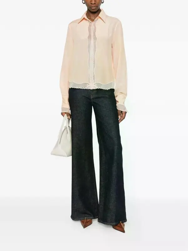 Ermanno Scervino Lace Button-up Shirt
