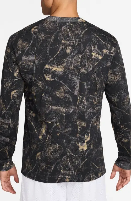 JORDAN Brooklyn Long-sleeve Cotton T-shirt